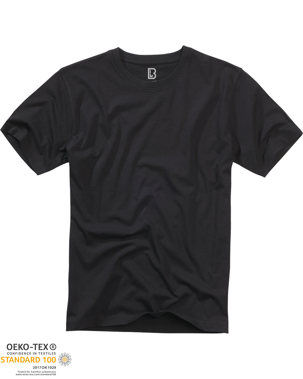 Miesten musta puuvilla t-paita Brandit