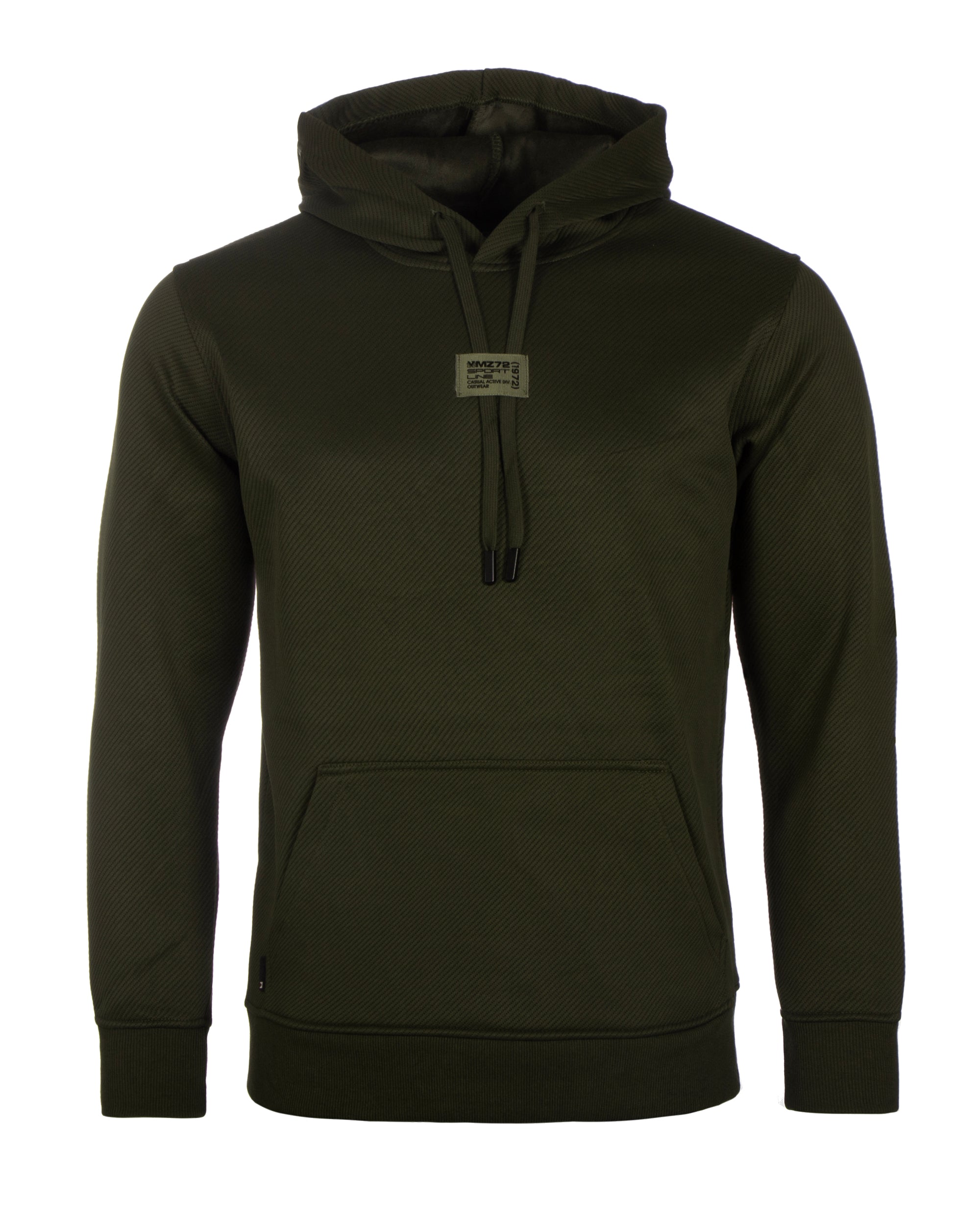 Miesten vihreä huppari MZ72 Brand Justed