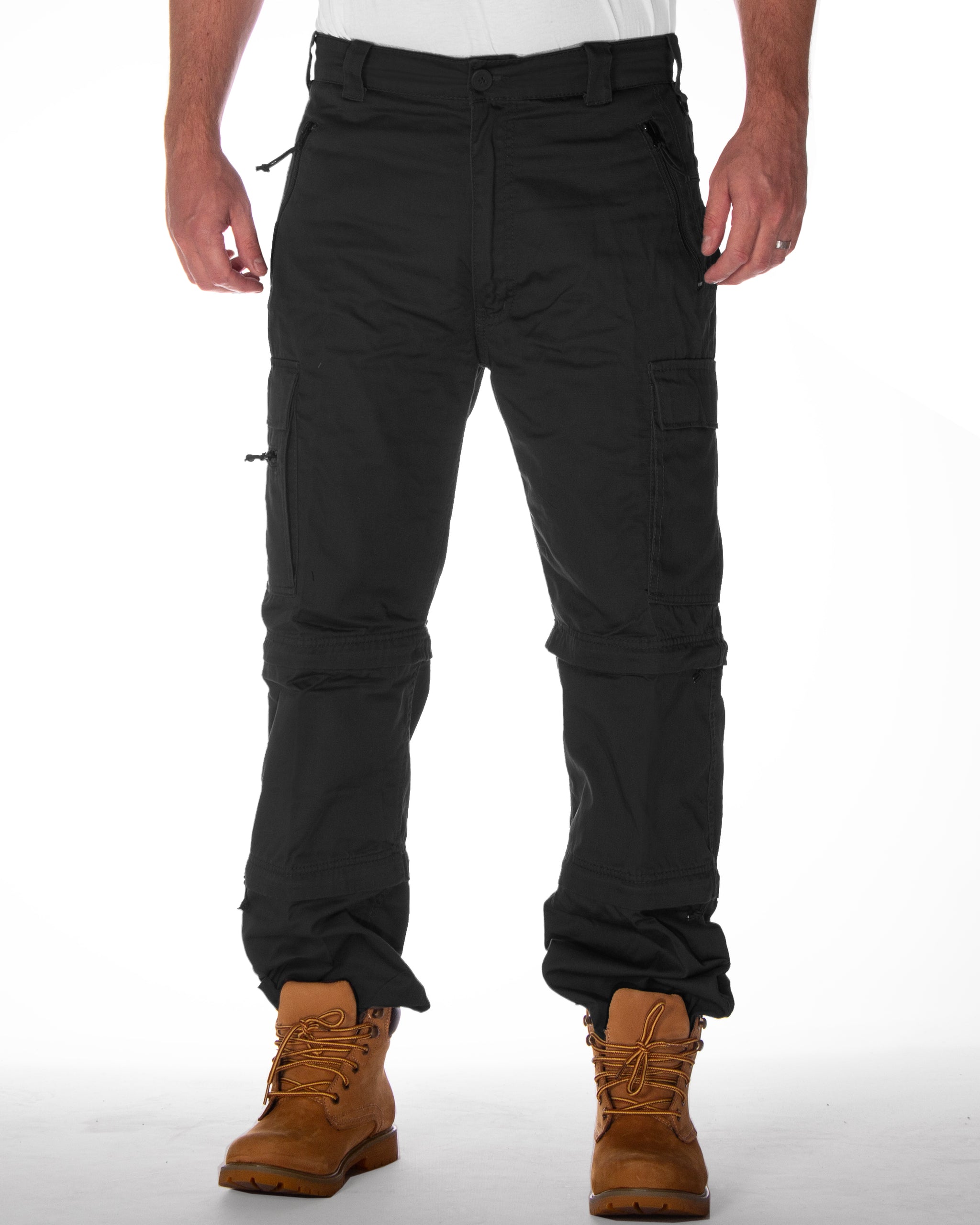 Miesten mustat reisitaskuhousut Brandit Savannah