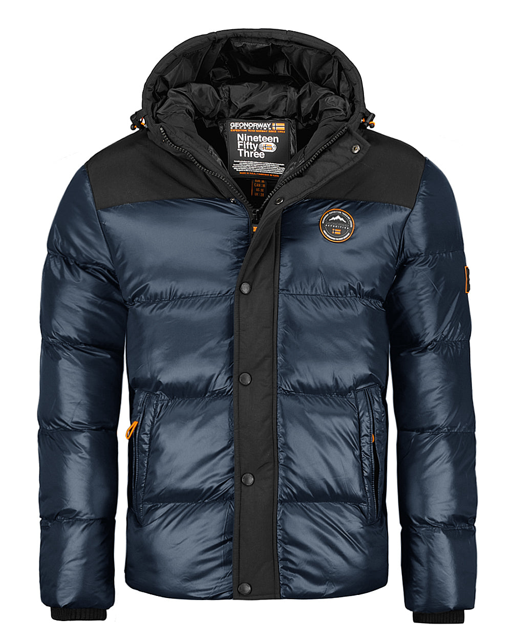 Geographical Norway dark blue winter jacket