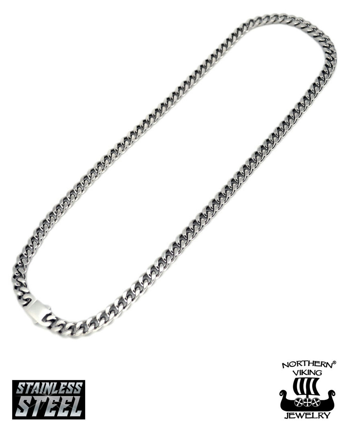 Northern Viking Jewelry necklace Crub Chain